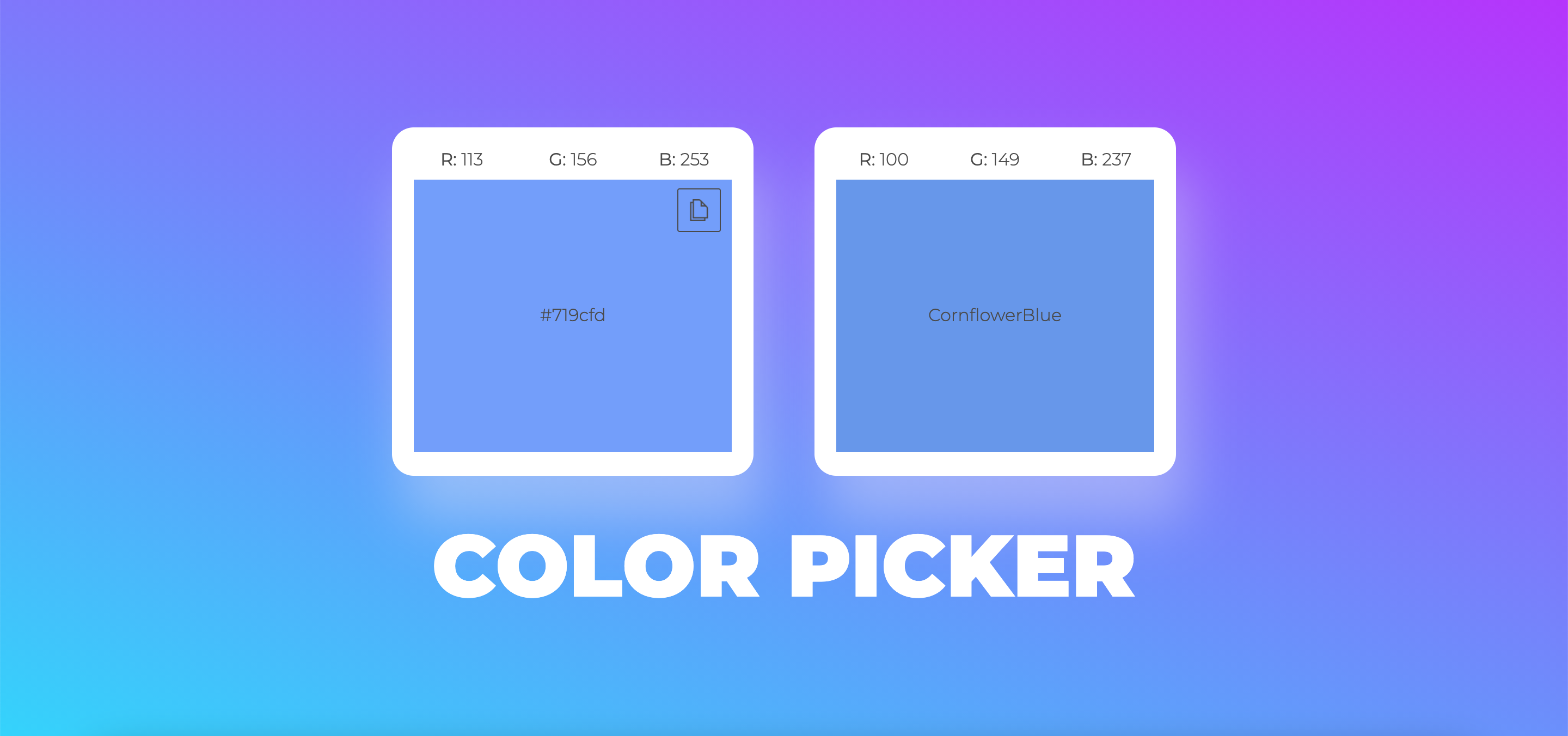 GitHub Tpravdina color picker Color Picker Will Return The Name Of