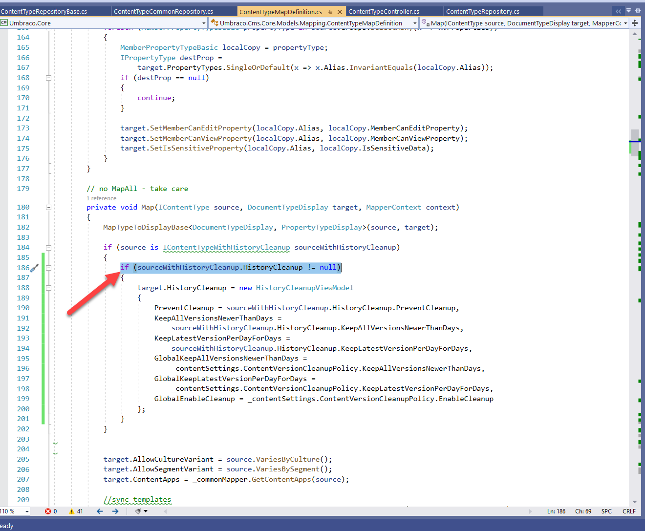 Nullreference error when saving document type changes after upgrading from 9.0.1 to 9.1.1 ...