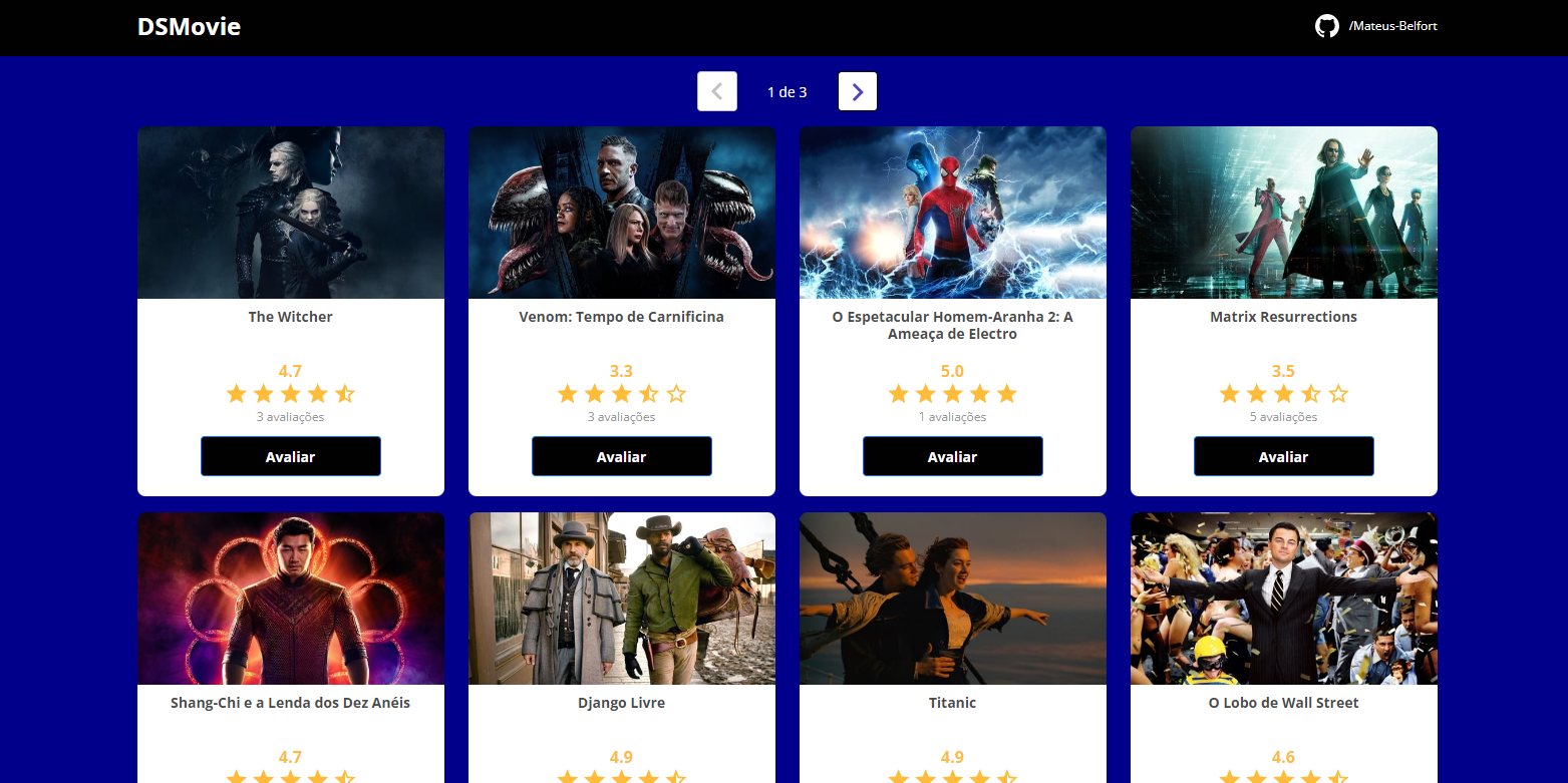 GitHub - Mateus-Belfort/DSMovie
