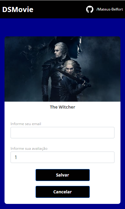GitHub - Mateus-Belfort/DSMovie