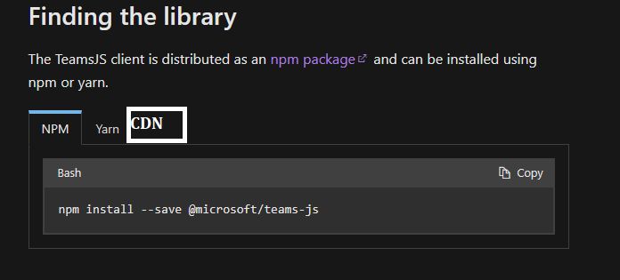 Pointers to CDN missing · Issue #8198 · MicrosoftDocs/msteams-docs · GitHub