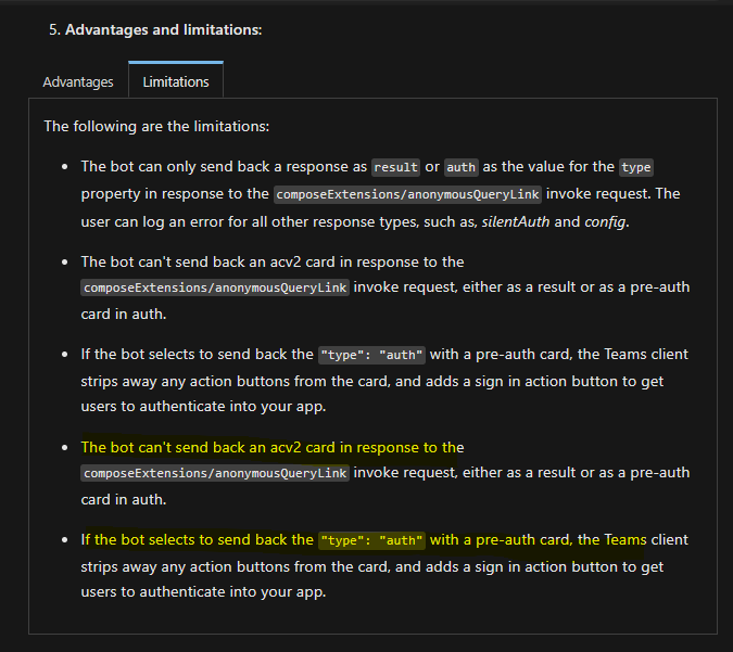 Limitations section contains dupes & contradictions · Issue #9591 · MicrosoftDocs/msteams-docs ...