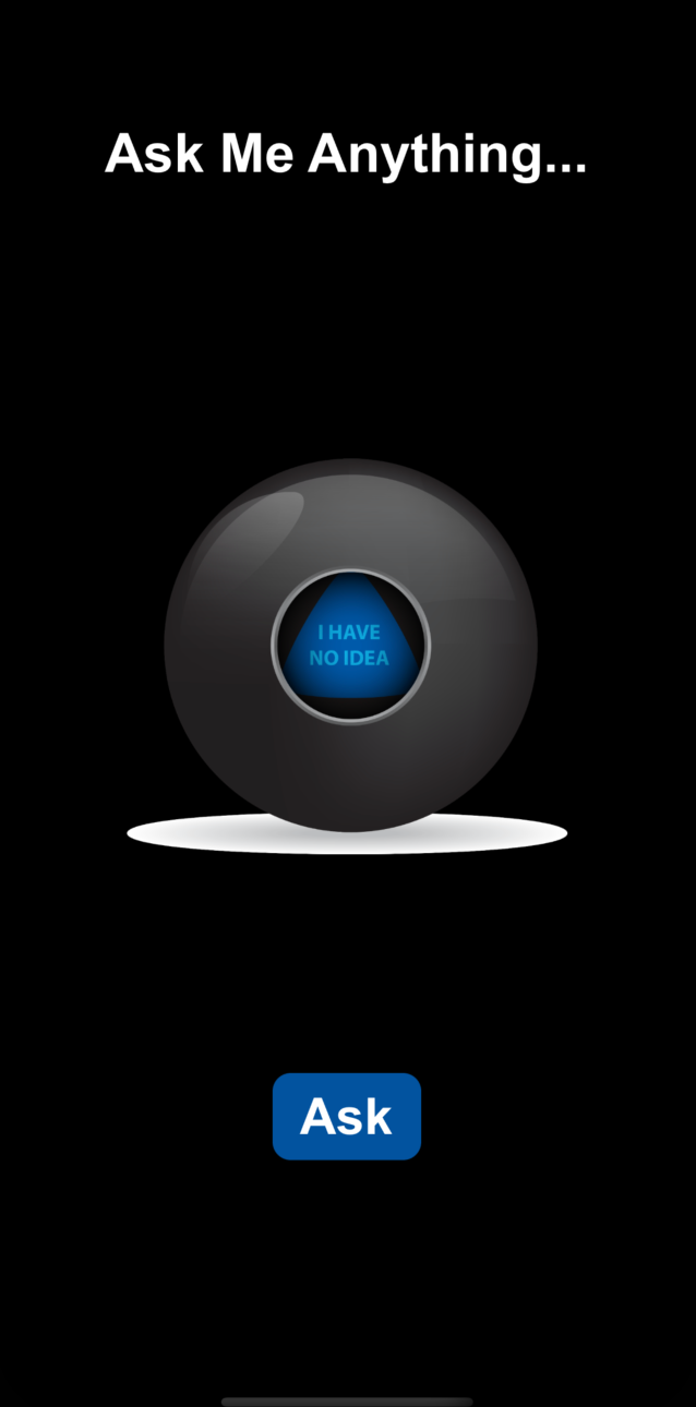GitHub - TheKEKO/Magic8Ball: Application Magic 8 Ball using UIKit