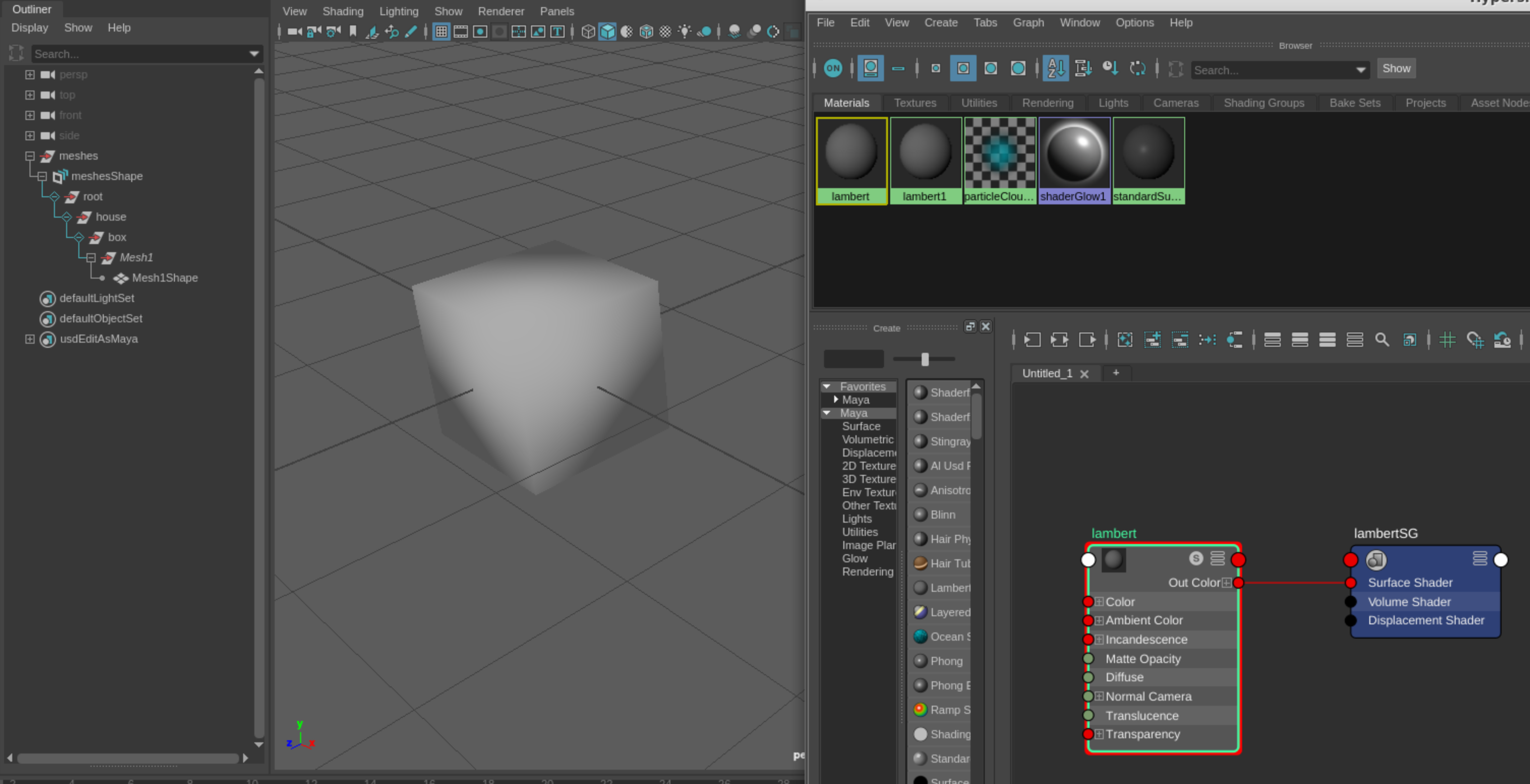 Shaders created by "Edit As Maya Data" are left behind in the scene after executing "Merge Maya ...
