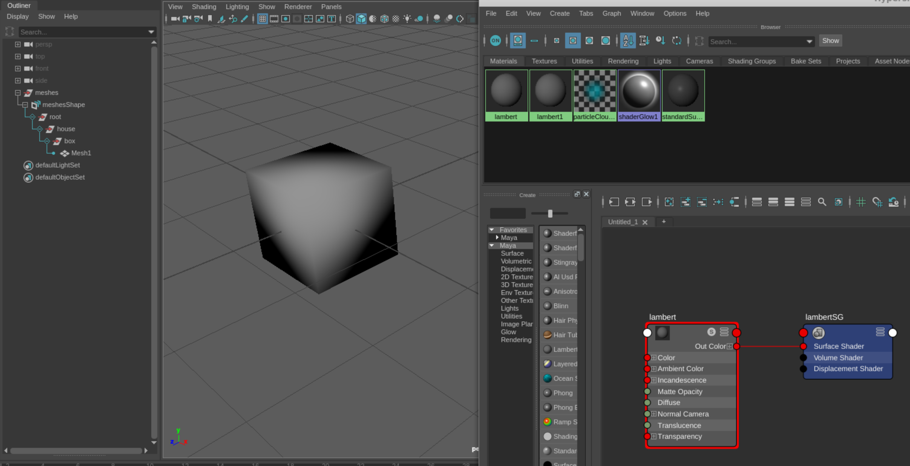 Shaders created by "Edit As Maya Data" are left behind in the scene after executing "Merge Maya ...