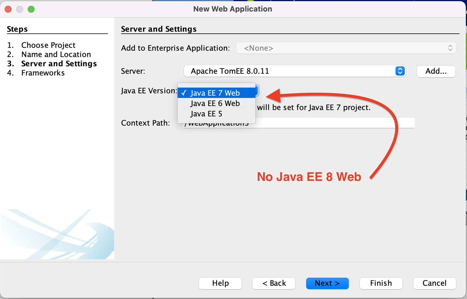 No Java EE 8 Web Server option for TomEE 8.0.11 and TomEE 9.0.0 M7 · Issue #4027 · apache ...