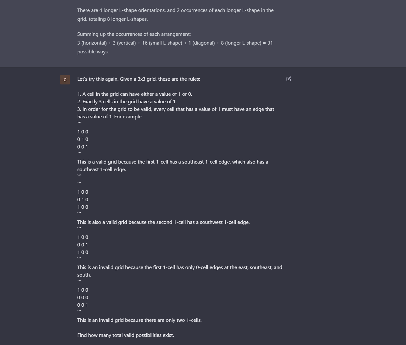 GitHub - hexcreator/gpt-grid-problem: GPT-4 and earlier versions really struggle with grid problems.
