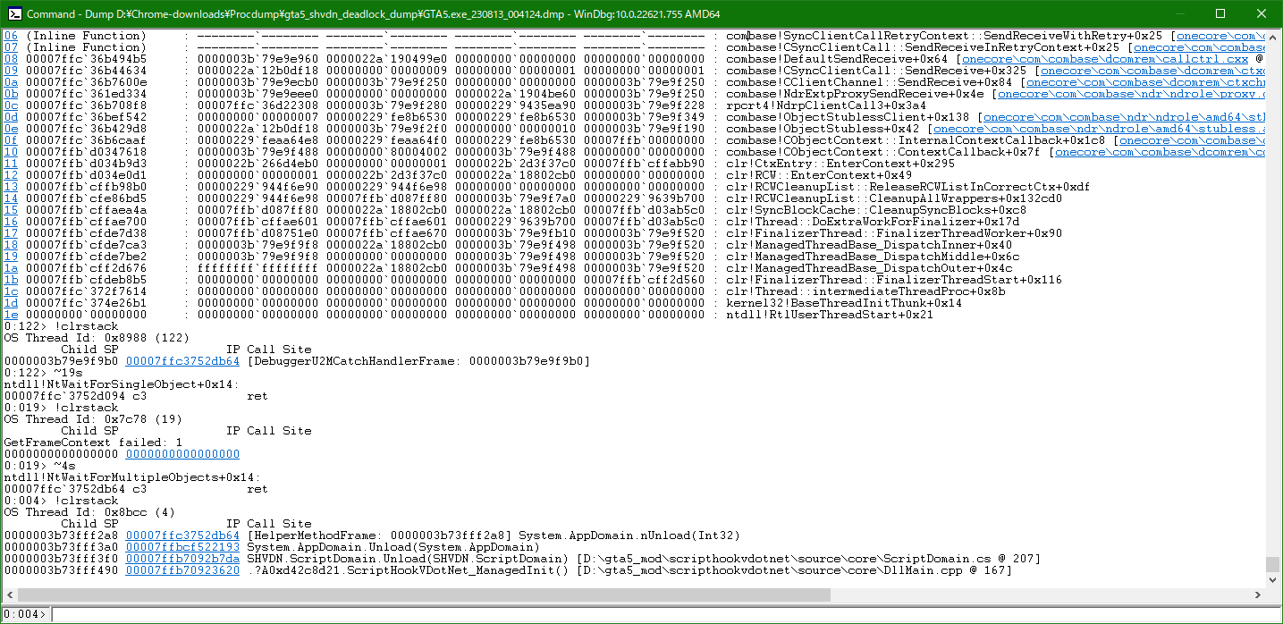 [Bug]: GTA5.exe freezes after several script reloads · Issue #1304 · scripthookvdotnet ...