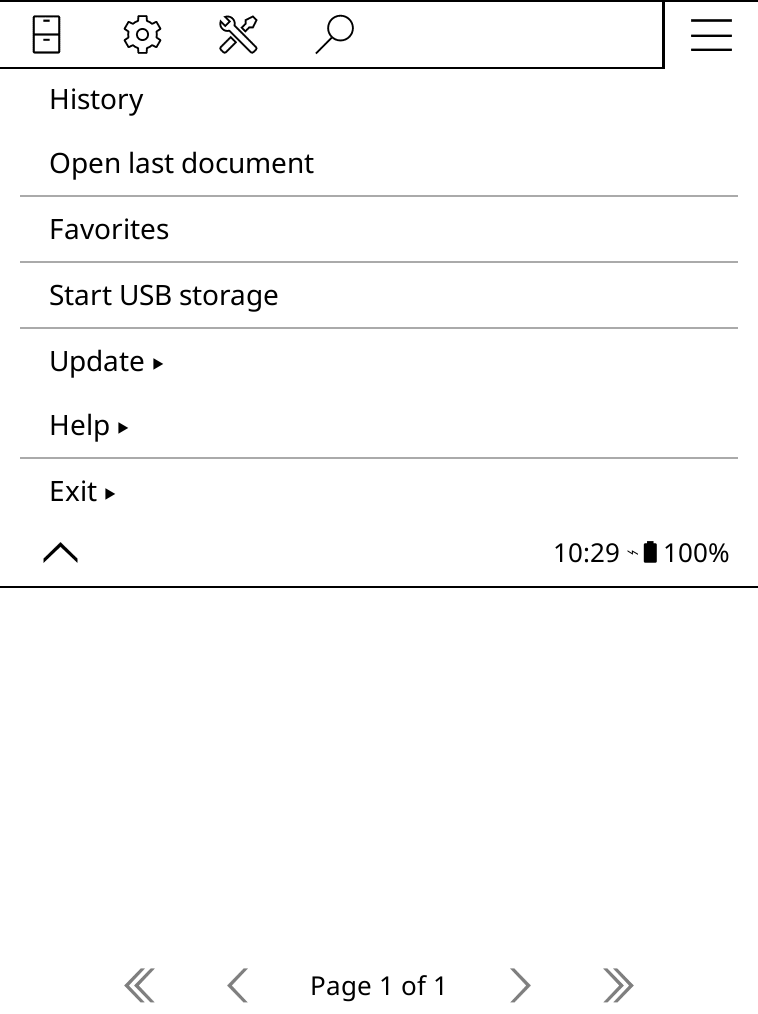 Unresponsive tab icons in the top menu · Issue #10089 · koreader/koreader · GitHub