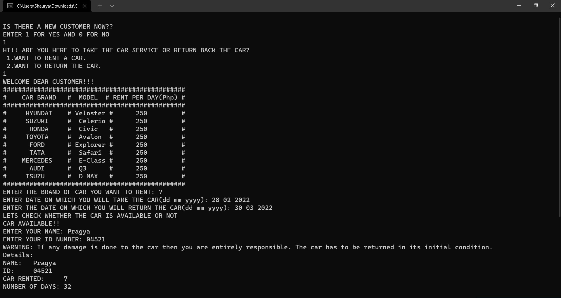 GitHub - pragya21nidhi/car-management-system-C