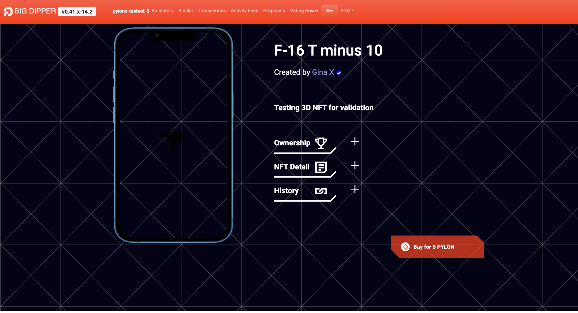 Big Dipper 3DNFT Purchase Preview Not Working As Expected · Issue #894 · Pylons-tech/pylons · GitHub