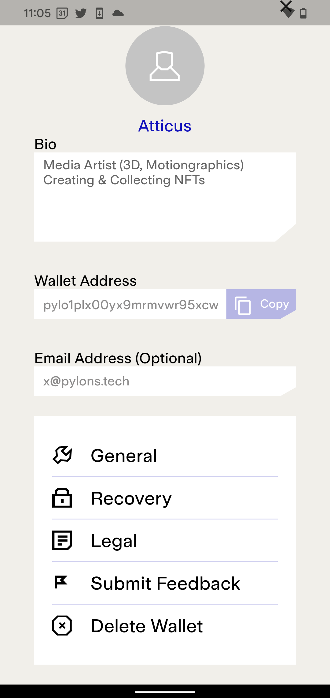 When User is Main Settings-Email Box Missing Default Text · Issue #898 · Pylons-tech/pylons · GitHub
