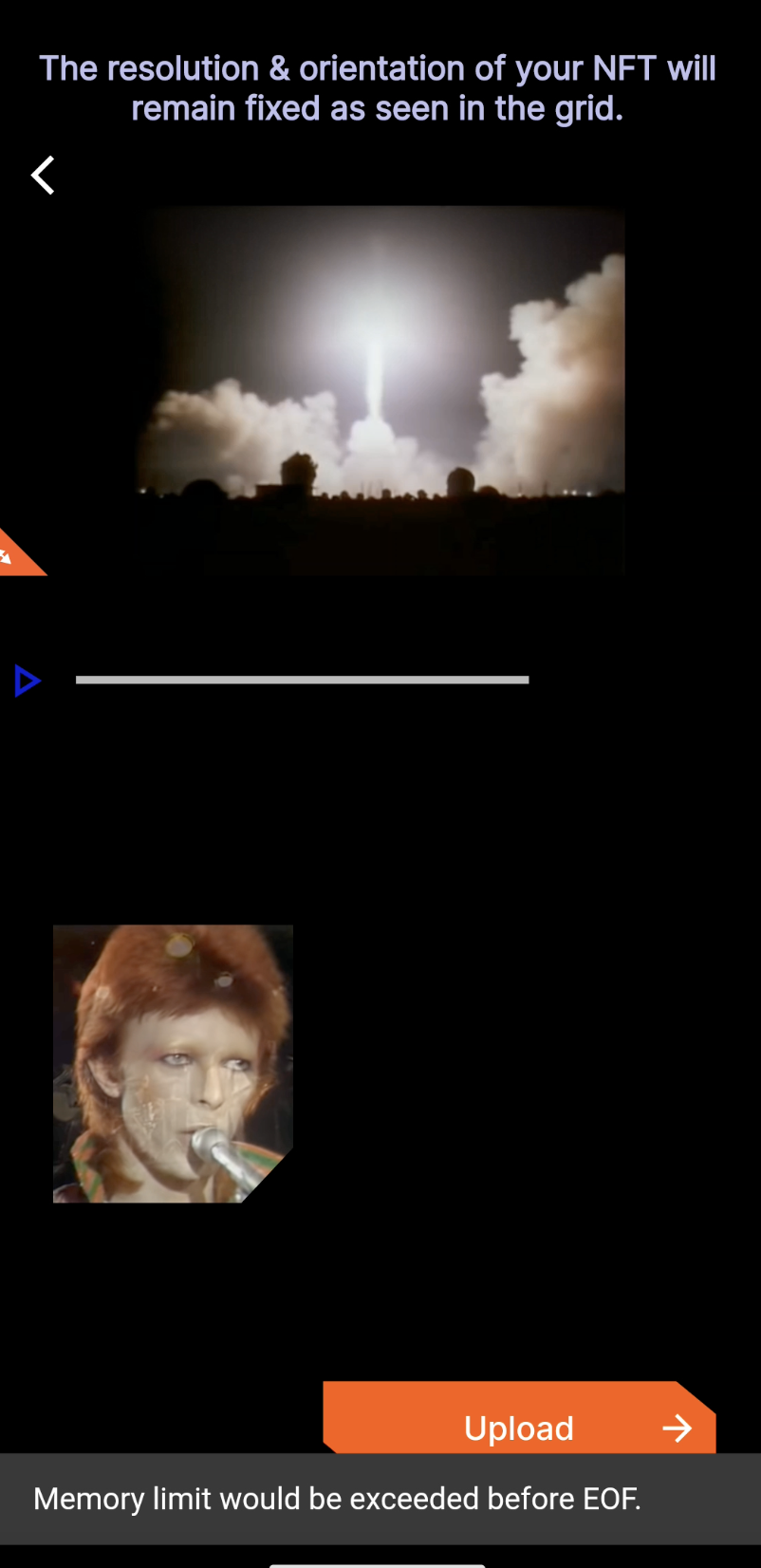 Android Easel- When User is Uploading Video NFT Error · Issue #1197 · Pylons-tech/pylons · GitHub