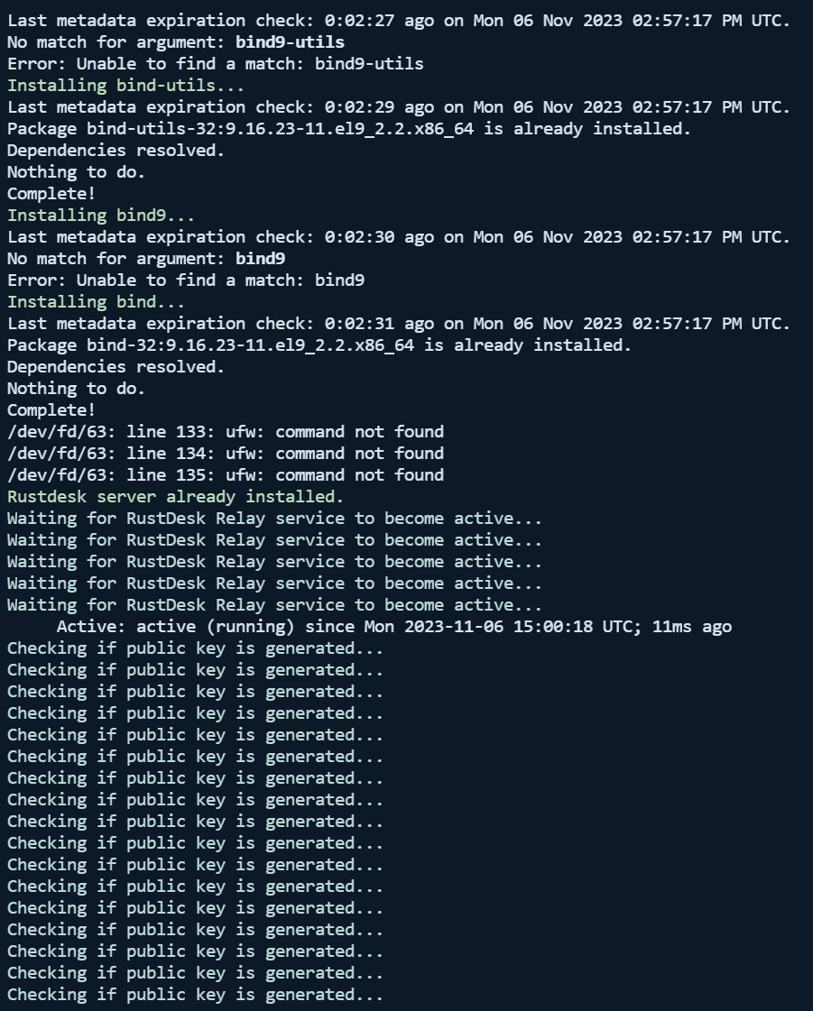 Stuck Checking If Public Key Is Generated · Issue 6307 · Rustdesk 2146