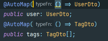 Cannot auto map from DTO to Sequelize Model (with nestjs integration). · Issue #268 · nartc ...