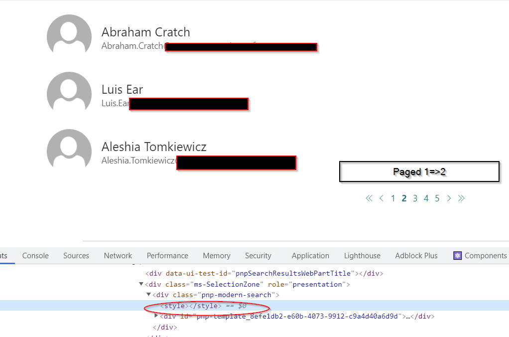 Custom Template Paging Style issue ( Style cleared after paging event) · Issue #1623 · microsoft ...