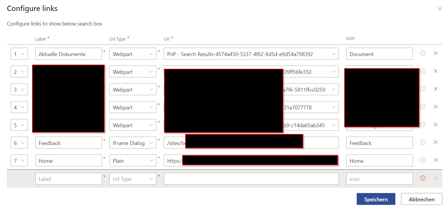 Toolbar for Searchbox / Included Verticals? · microsoft-search pnp-modern-search · Discussion ...