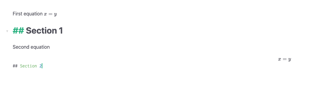 [Bug] Incorrect markdown processing after math formulae with ...