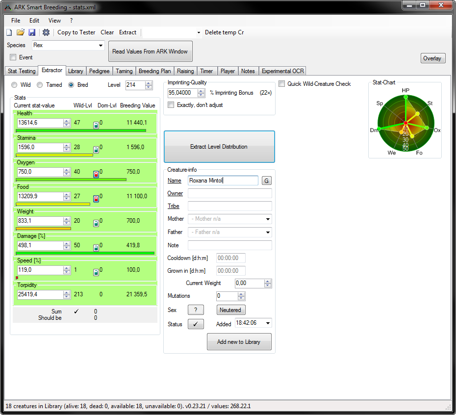 Problem with extraction · Issue #522 · cadon/ARKStatsExtractor · GitHub