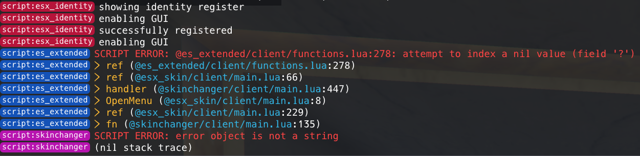 The skin menu does not appear after character creation · Issue #236 · esx-framework/esx_core ...