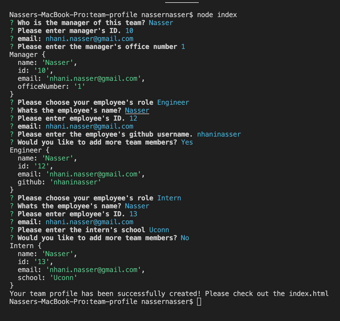 GitHub - nhaninasser/profile-generator-OOP