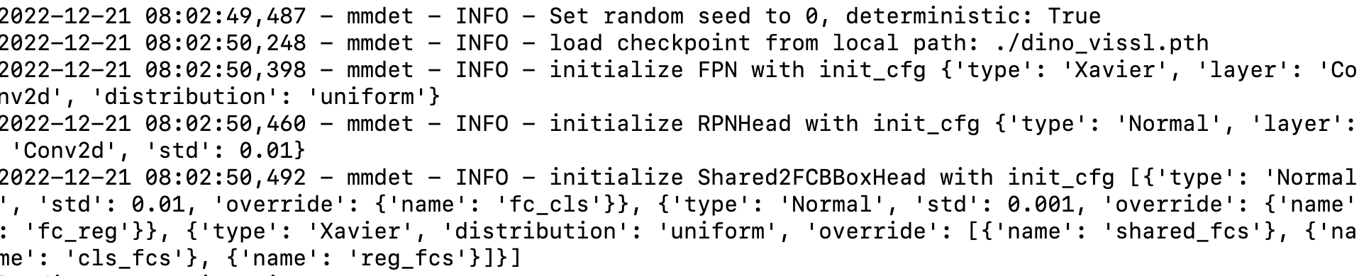 [Feature] When i use pretrained backbone , can i get missing keys or unexpected keys? · Issue ...