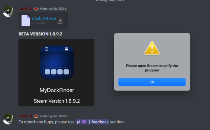 new versions? · Issue #2 · jtlw99/mydockfinder-steam-free · GitHub