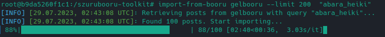 Import From Booru only downloads first 100 posts · Issue #43 · reluce/szurubooru-toolkit · GitHub