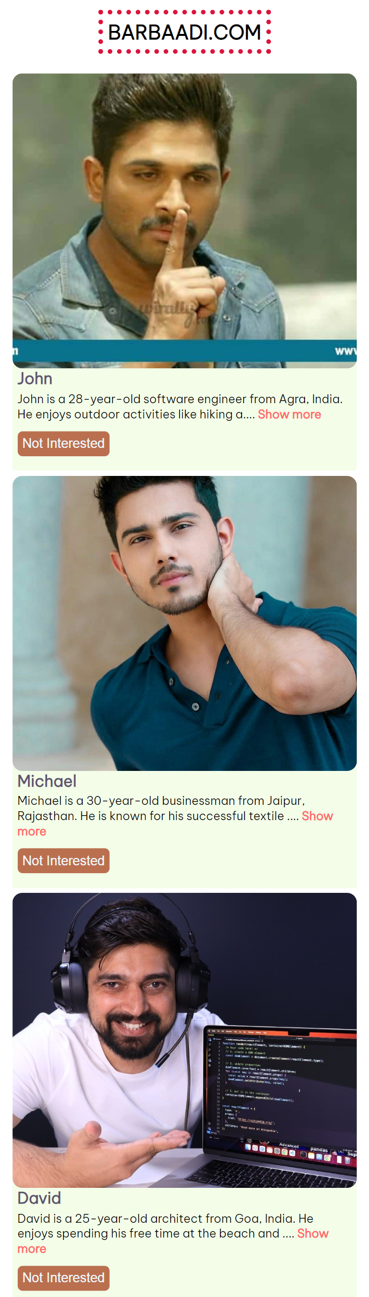 GitHub - CoreAnujDixit/BarbaadiProject: Just Used some {useState} hook and some logic -- For new ...