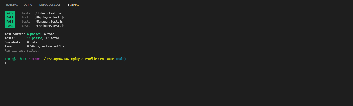GitHub - Zachsteuer98/Employee-Profile-Generator