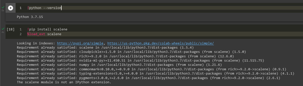 Cannot load ipython extension · Issue #333 · plasma-umass/scalene · GitHub
