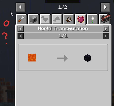 Philosopher stone not listed as catalyst to JEI integration for World Transmutation · Issue ...