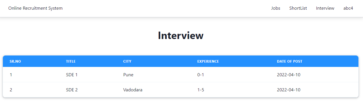GitHub - Tanuja-Abhang/Oniline-Recuritement-System