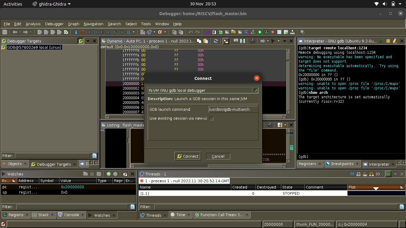 RISC-V debugging: registers not updating · Issue #4789 · NationalSecurityAgency/ghidra · GitHub