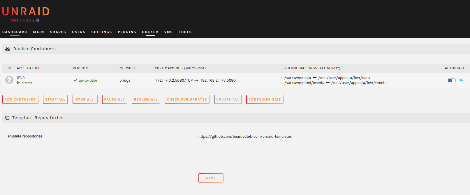 Unraid Installation · Issue #2 · BeardedTek-com/unraid-templates · GitHub