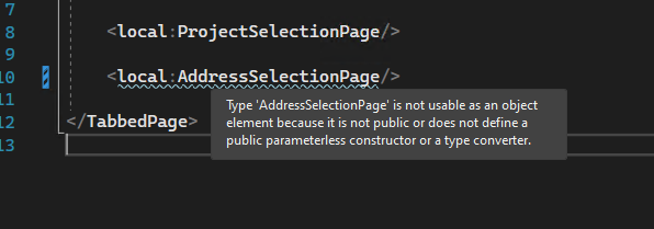 TabbedPage: Add Content page with Constructor Dependencies · Issue #7728 · dotnet/maui · GitHub