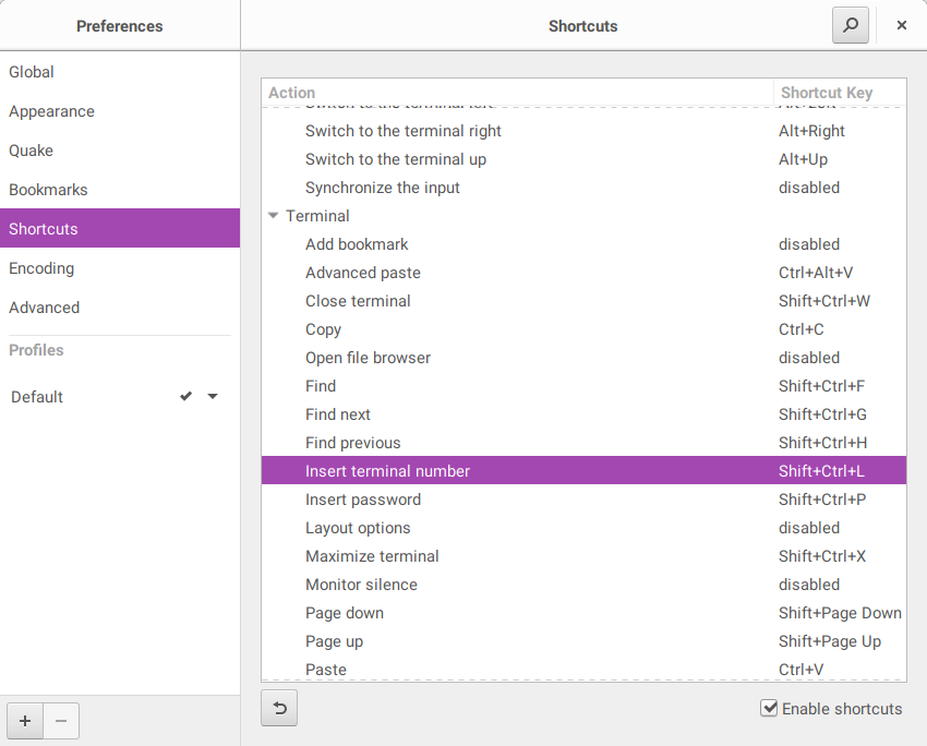 Special Input for synchronized input · Issue #1174 · gnunn1/tilix · GitHub