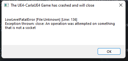 CARLA Crashing · Issue #6426 · carla-simulator/carla · GitHub