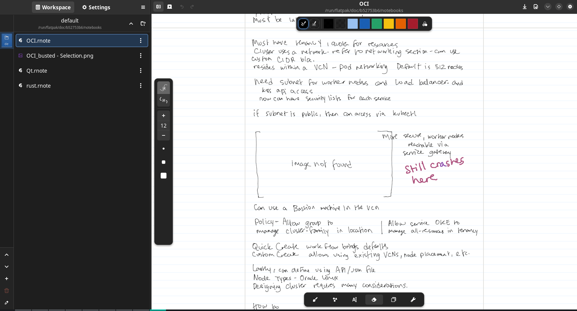 RNote Crashes when scrolling by a specific embedded image · Issue #709 · flxzt/rnote · GitHub