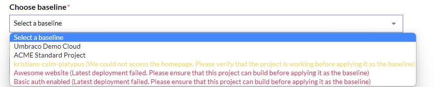 Project/environment creation fails when the code from the repository is unable to boot · Issue ...