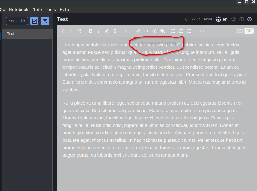 Dark mode drag/drop of a note is blinding and text is unreadable · Issue #5710 · laurent22 ...