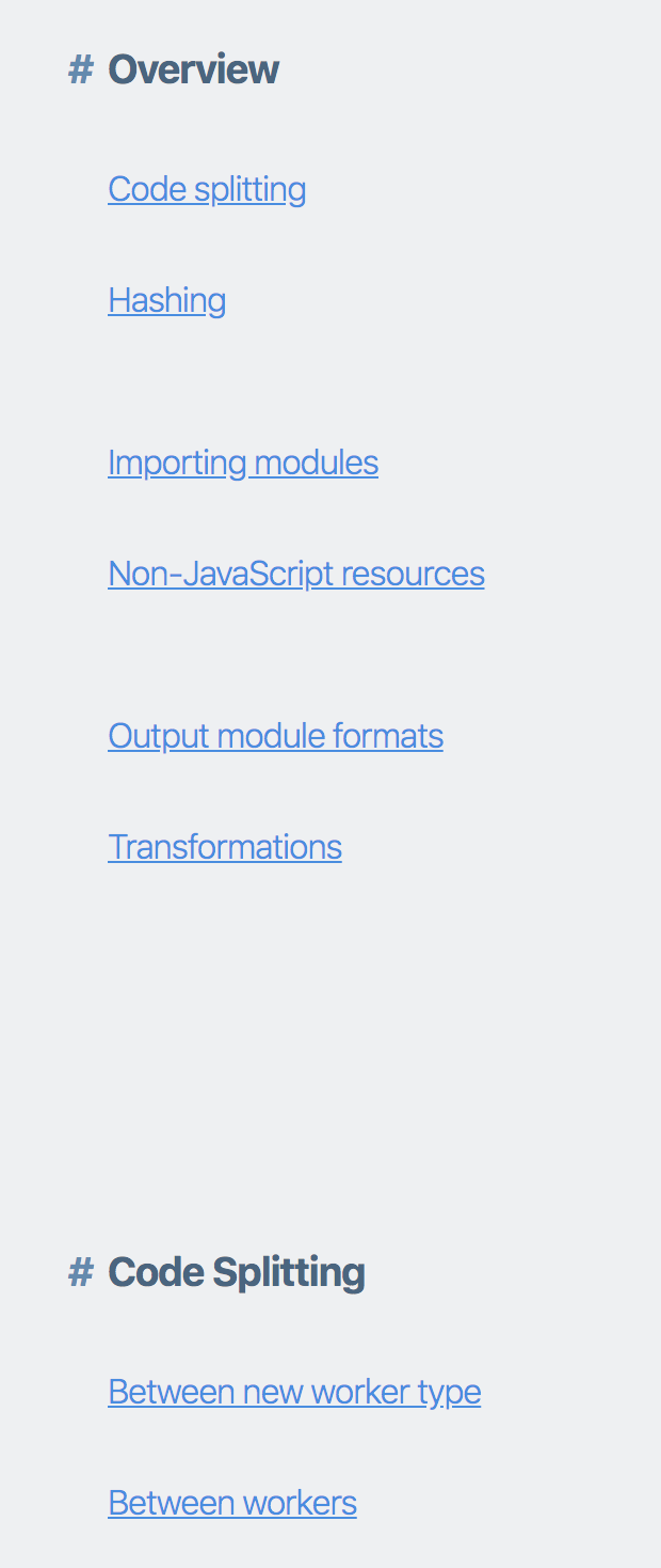 Heading links on home page · Issue #208 · GoogleChromeLabs/tooling.report · GitHub