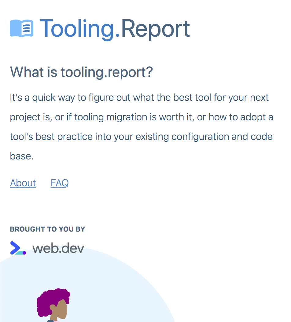WebDev logo maybe needs better positioning? · Issue #292 · GoogleChromeLabs/tooling.report · GitHub