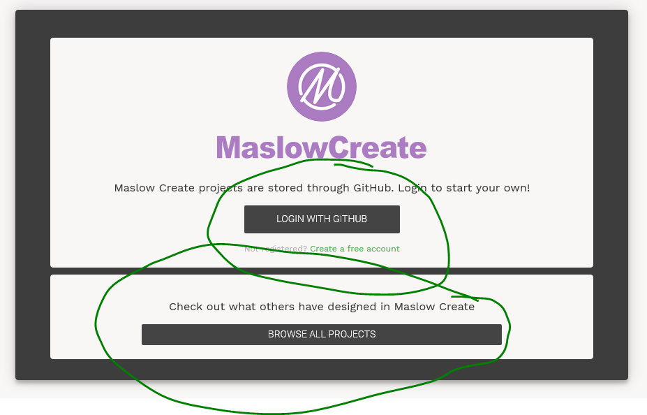 Buttons on login screen should be the same size · Issue #336 · MaslowCNC/Maslow-Create · GitHub