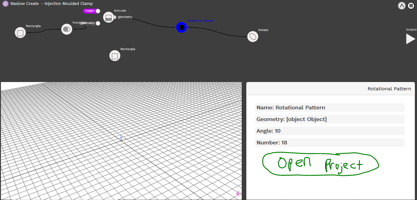 Add "Open Project" button to Github Molecule sidebar · Issue #486 · MaslowCNC/Maslow-Create · GitHub