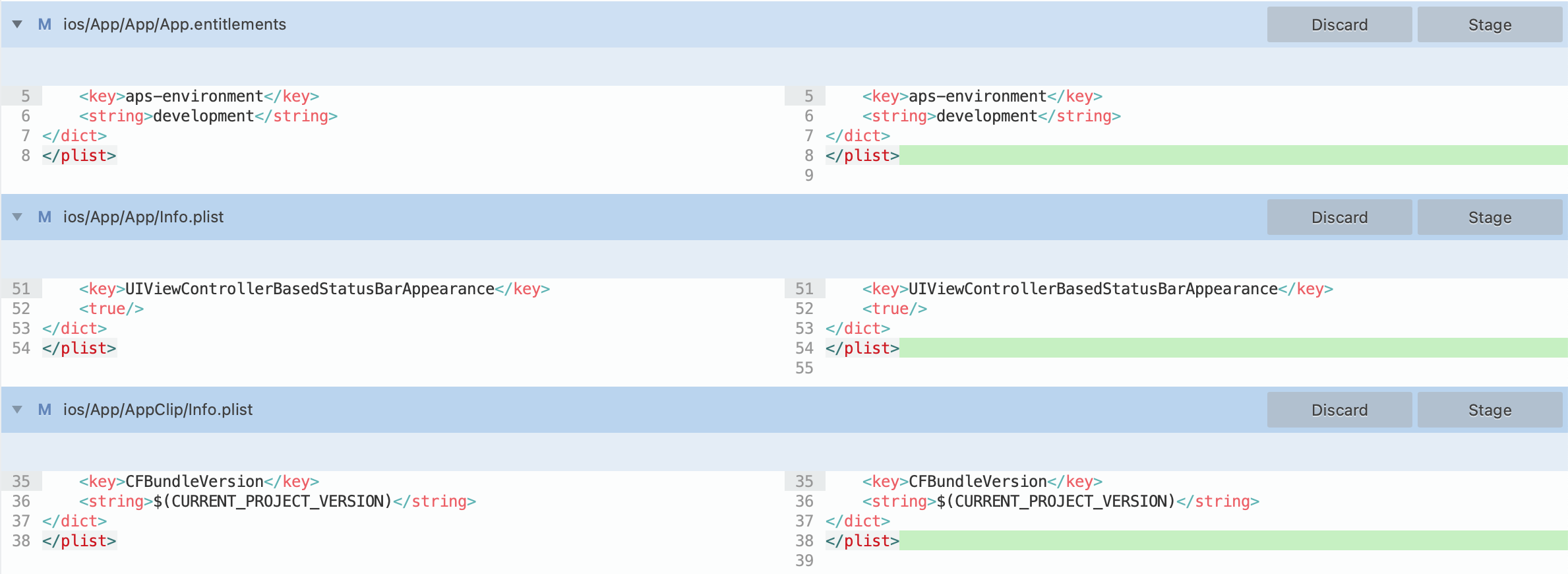 Info.plist: indentation and new line · Issue #31 · ionic-team/trapeze · GitHub