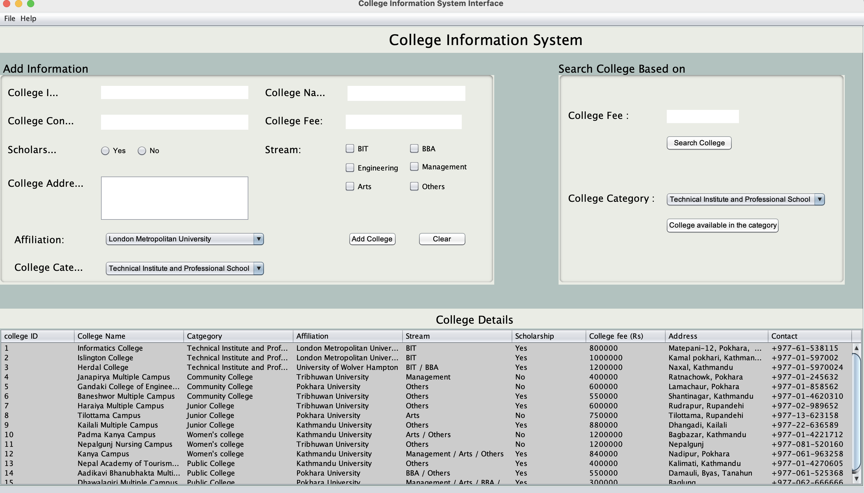GitHub - Bimal-kshetri/College_Is: This is the library Management ...