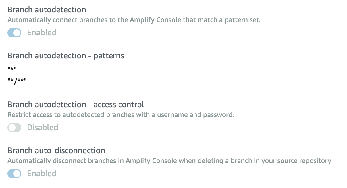 Branch Auto-detection - Backend Environment Selection · Issue #316 · aws-amplify/amplify-hosting ...