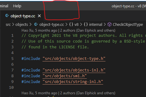 Dark+ V2: hard to distinguish title bar from tab bar · Issue #173706 ...