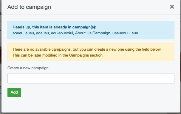 Create campaign from pages/assets section · Issue #161 · silverstripe/silverstripe-admin · GitHub